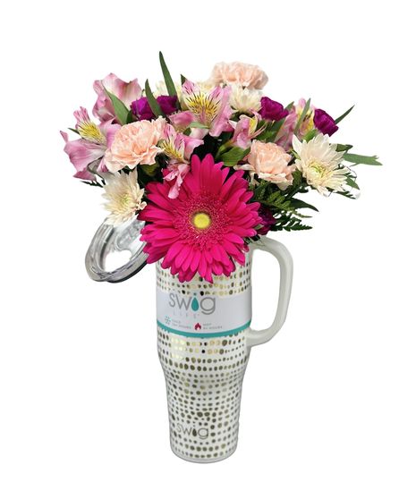 The FlowerLoft's Swig Mug Arrangement | Lima (OH) Same-Day Flower ...